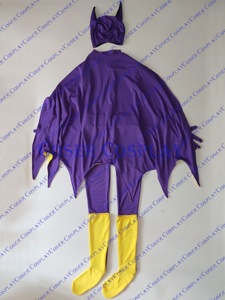 Batman Costume Batgirl Purple Suit